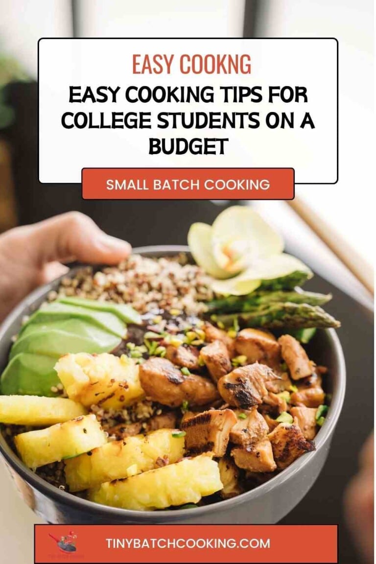 Cooking for College Students: Tips and Tricks - Tiny Batch Cooking