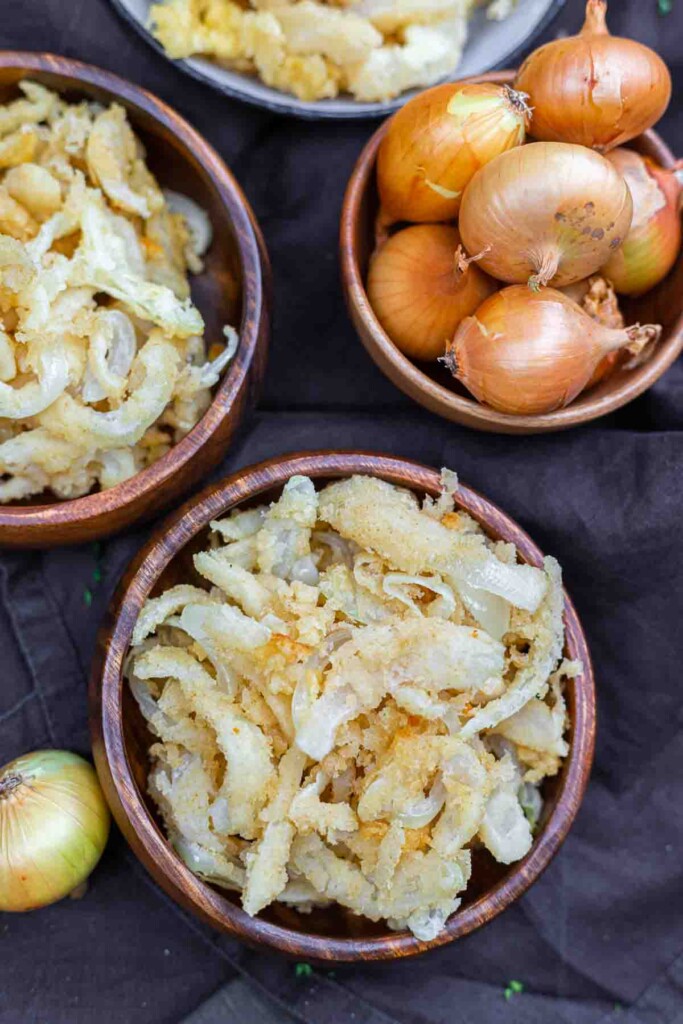 Crispy Fried Onions Recipe - Tiny Batch Cooking