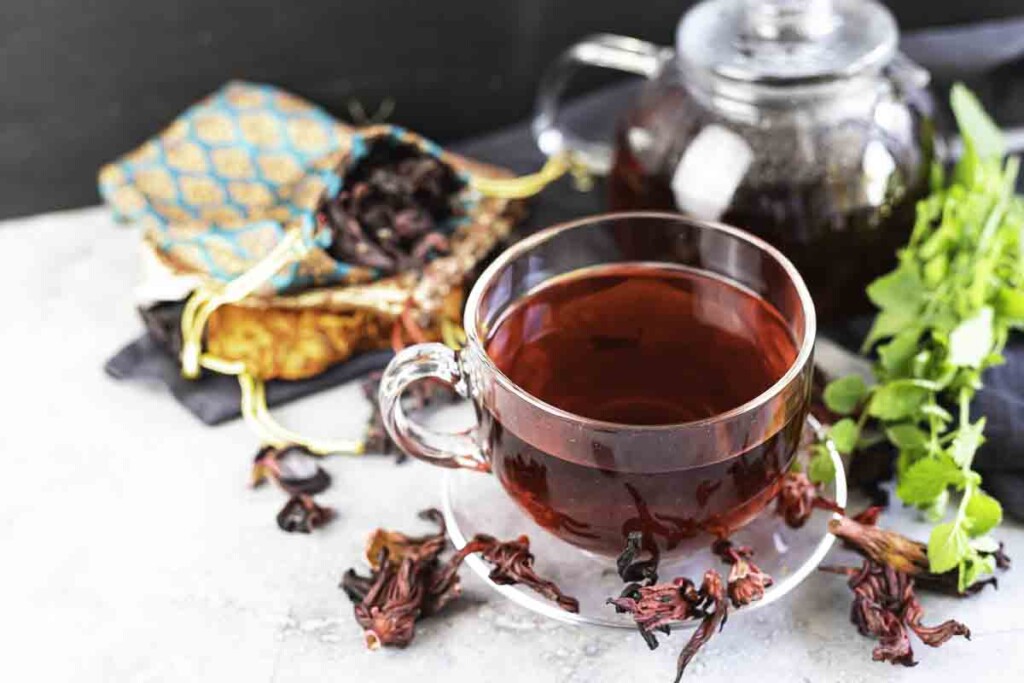 Green Hibiscus Tea Recipe - Tiny Batch Cooking