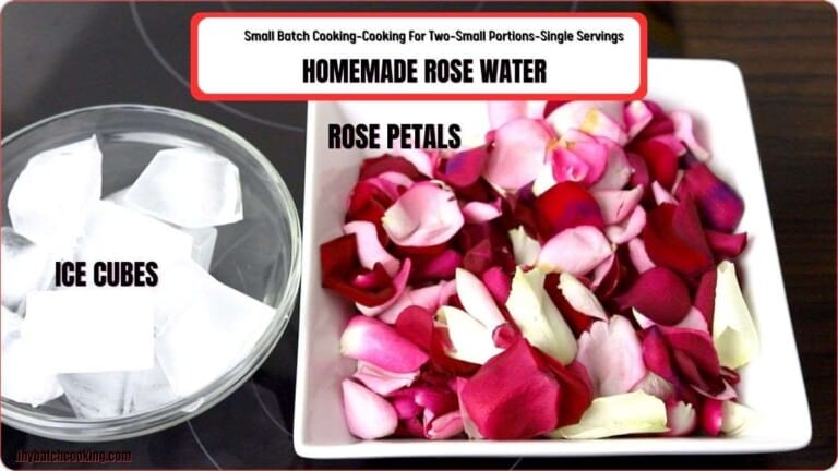 Homemade Rose Water - Tiny Batch Cooking