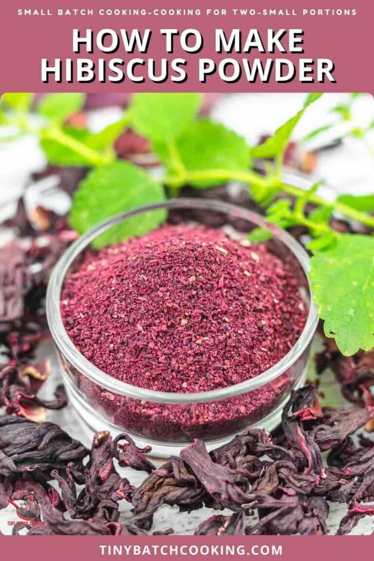 How To Make Hibiscus Powder - Tiny Batch Cooking
