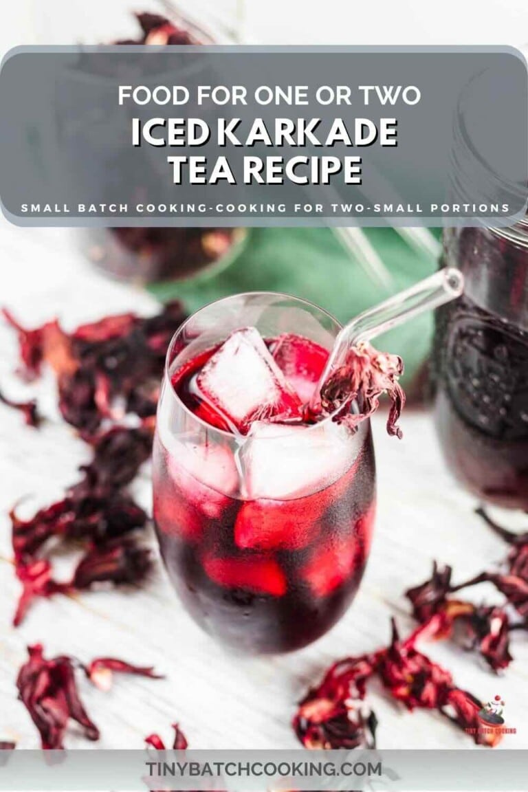 Iced Karkade Tea Recipe - Tiny Batch Cooking
