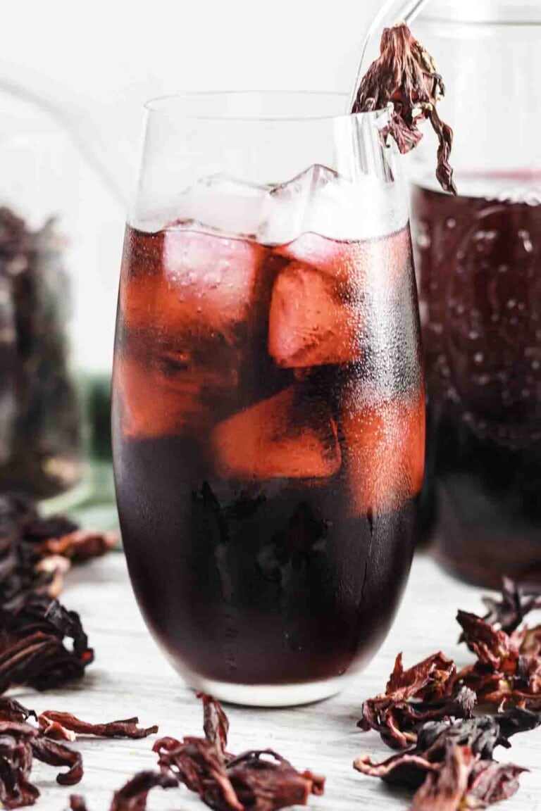 Iced Karkade Tea Recipe - Tiny Batch Cooking