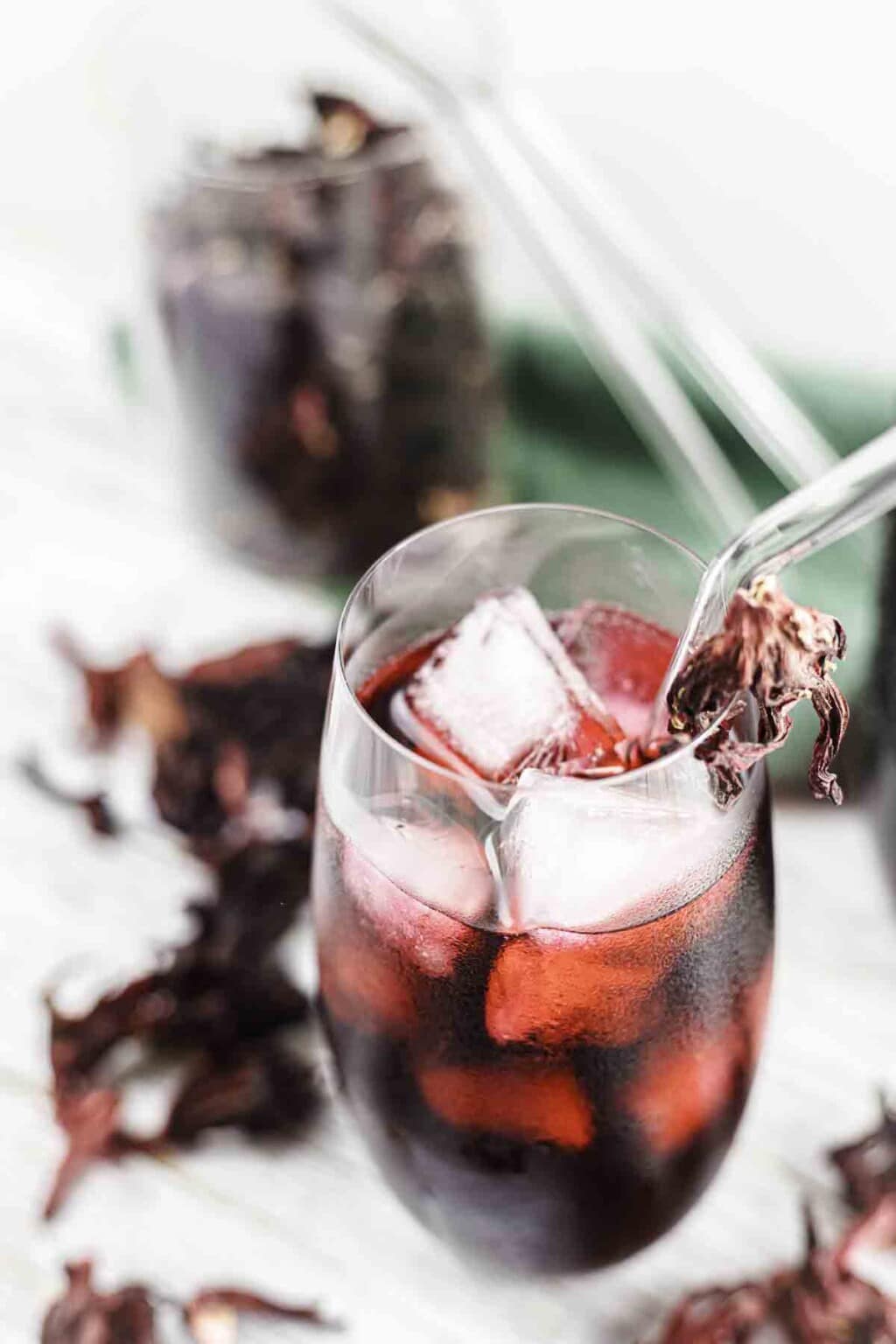 Iced Karkade Tea Recipe - Tiny Batch Cooking