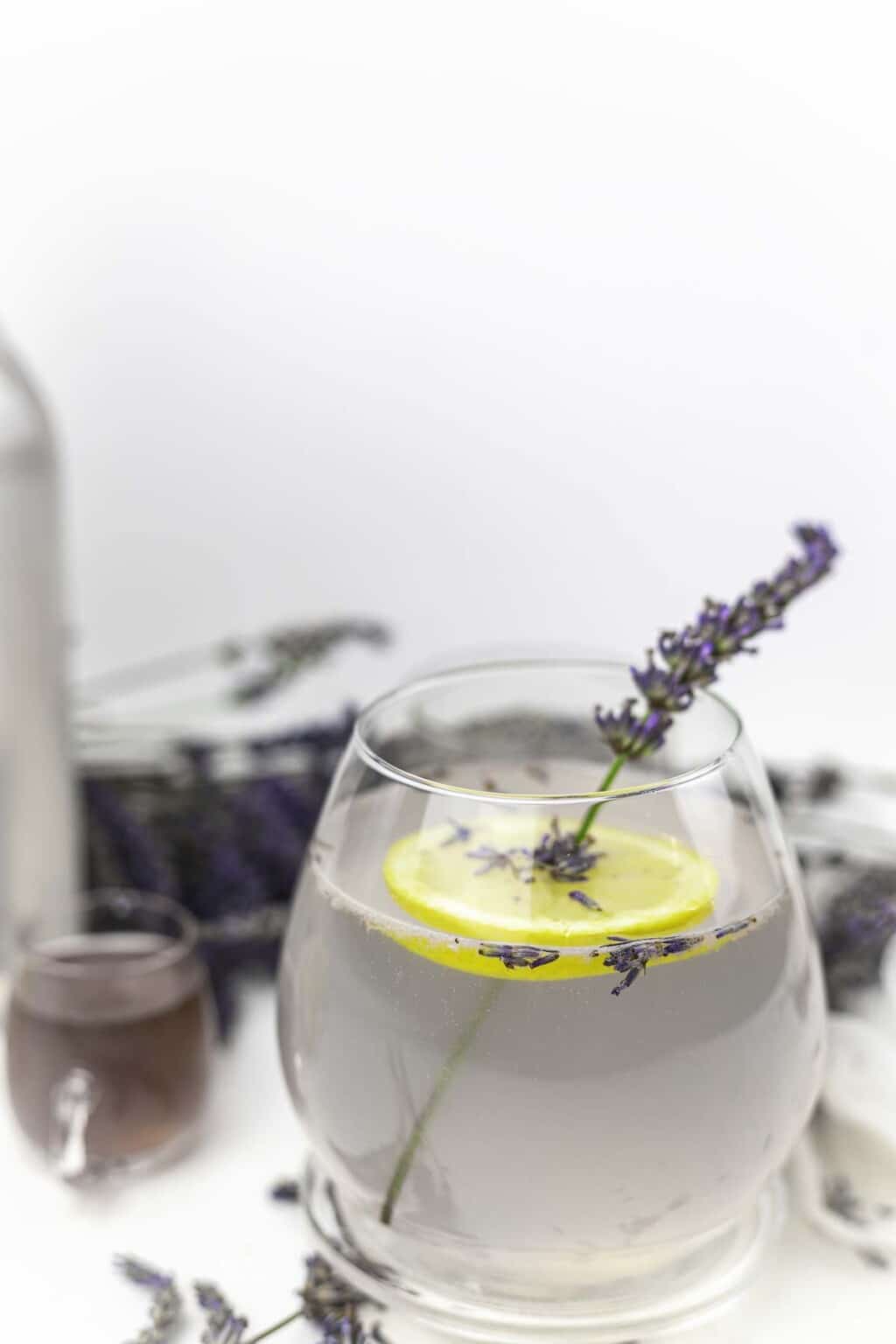 Lemon and Lavender Purple Mocktail Recipe - Tiny Batch Cooking