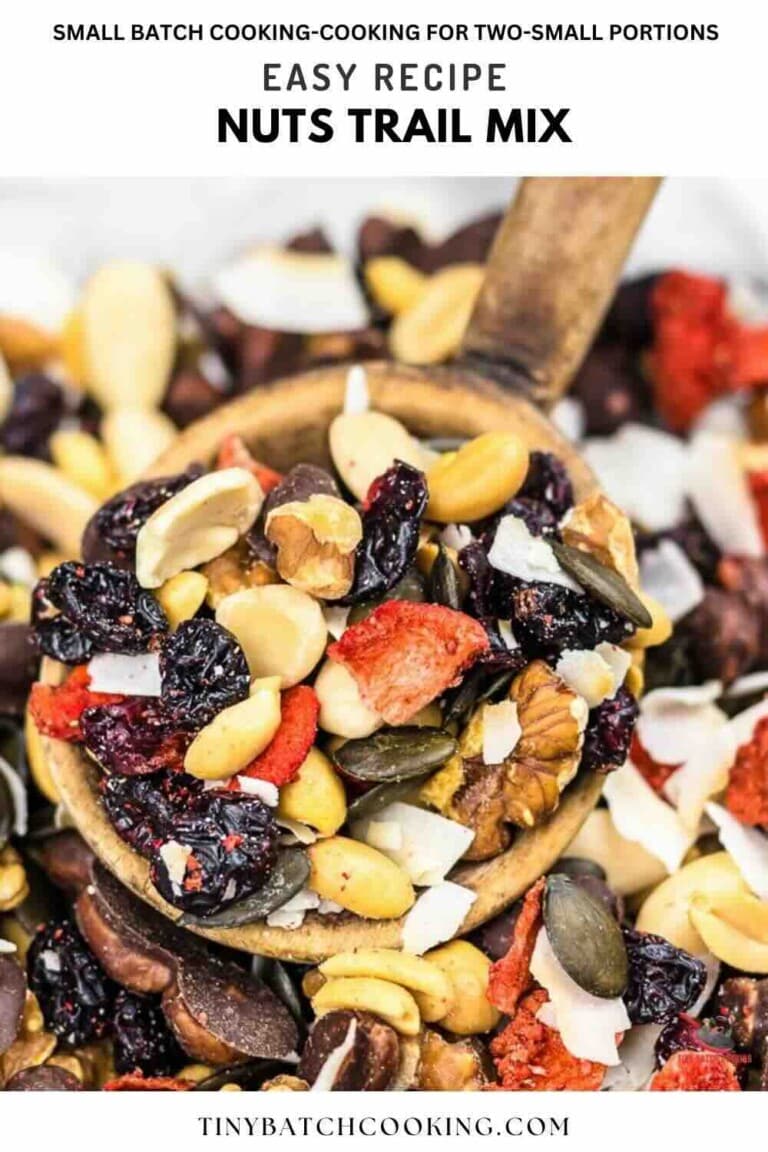 Nuts Trail Mix Recipe - Tiny Batch Cooking