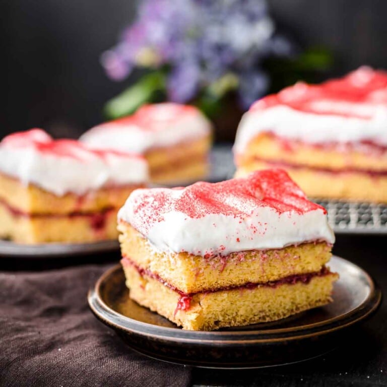 Strawberry Sheet Cake - Tiny Batch Cooking