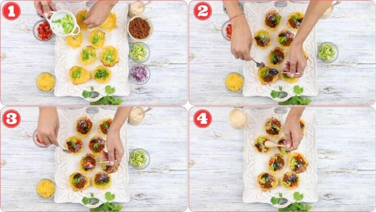 Tacos in a Cup - Tiny Batch Cooking