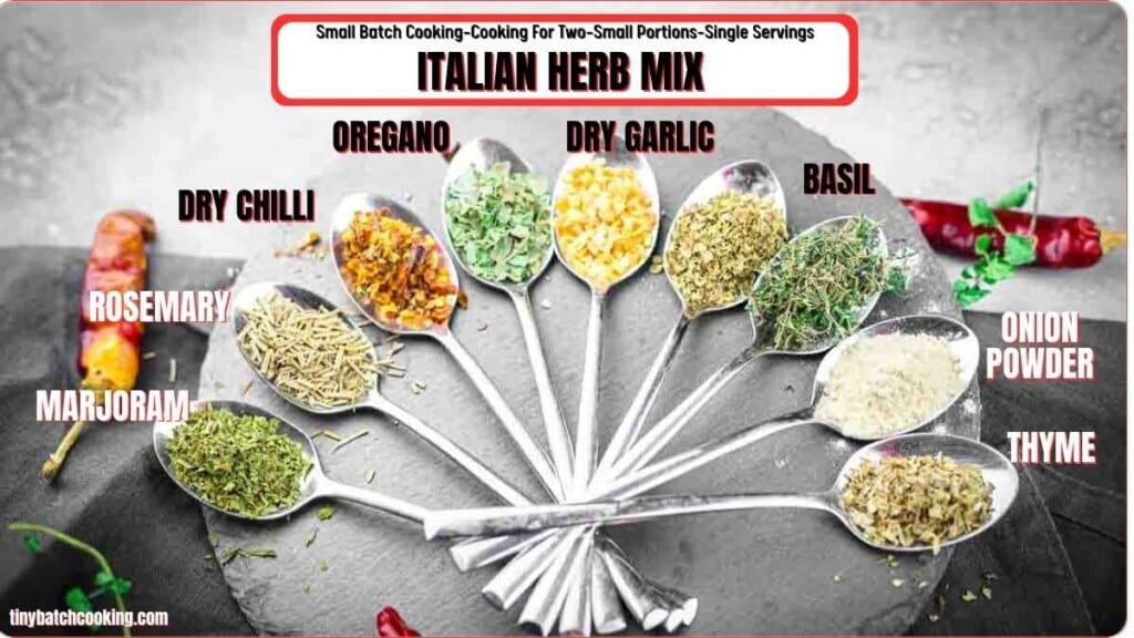 Creating Italian Herbs Mix - Tiny Batch Cooking