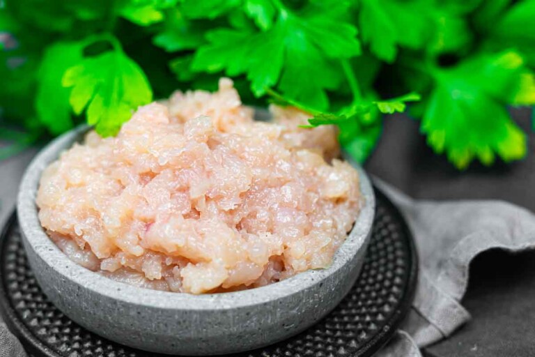 Minced Chicken Recipe - Tiny Batch Cooking