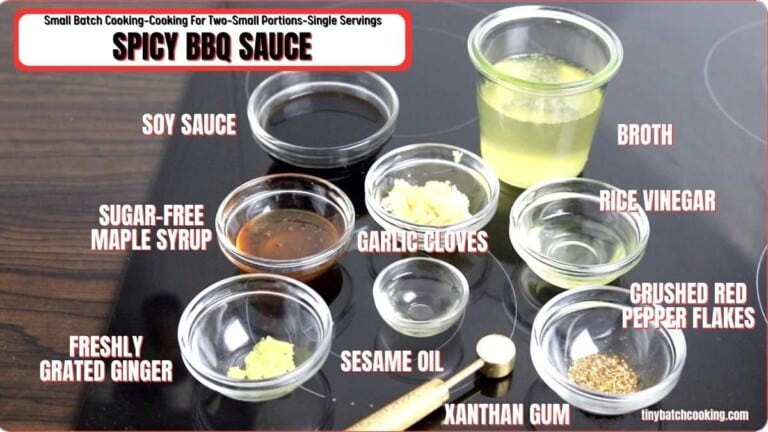 Spicy BBQ Sauce - Tiny Batch Cooking