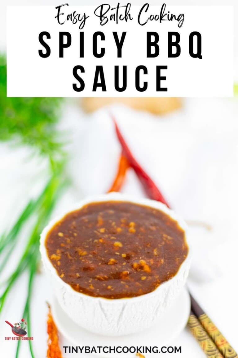 Spicy BBQ Sauce - Tiny Batch Cooking