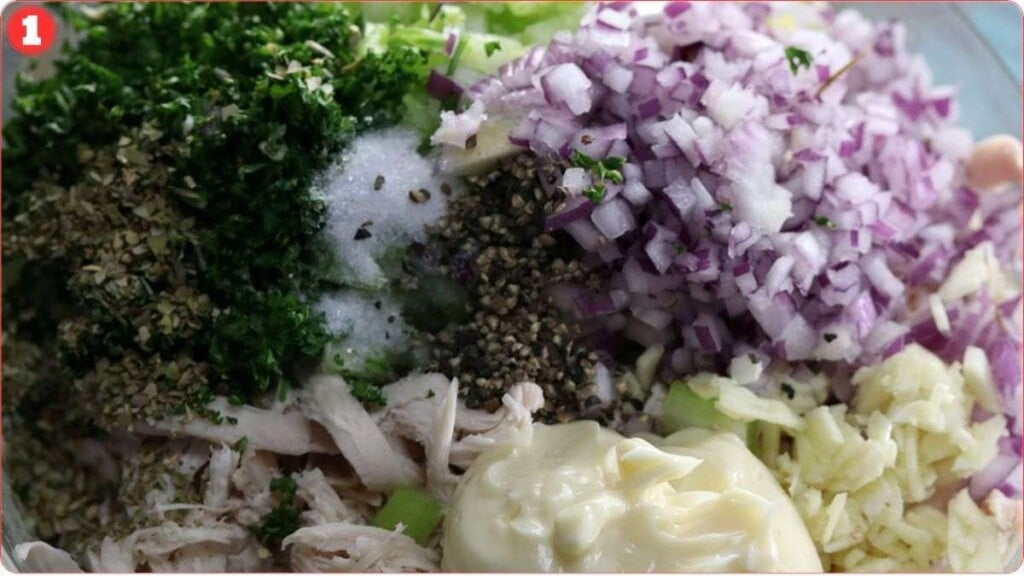 Small Batch Mayo Salad with Chicken - Tiny Batch Cooking