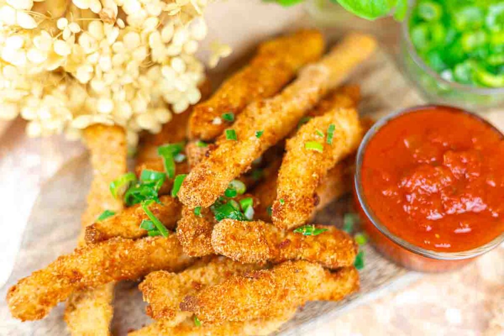 Air Fryer Spicy Chicken Fries - Tiny Batch Cooking