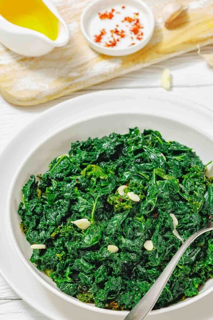 Sautéed Kale Recipe - Tiny Batch Cooking