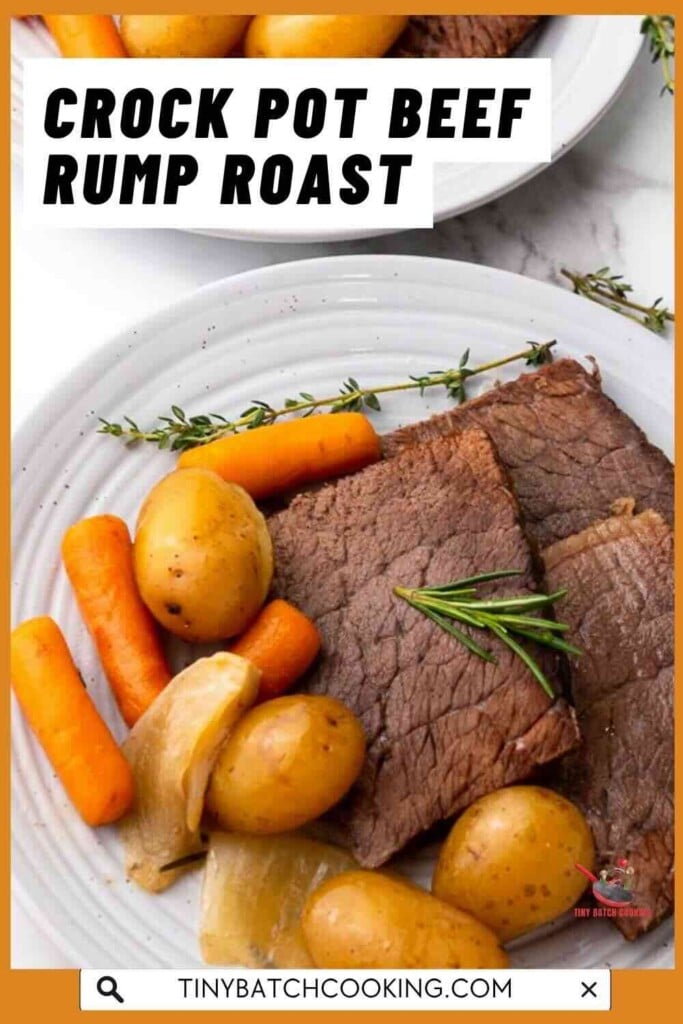 Beef Rump Roast Crock Pot - Tiny Batch Cooking