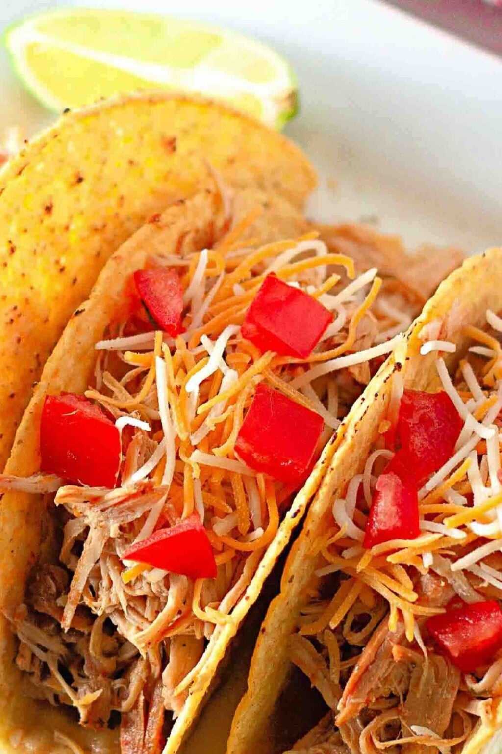 Chicken Tacos in a Slow Cooker - Tiny Batch Cooking